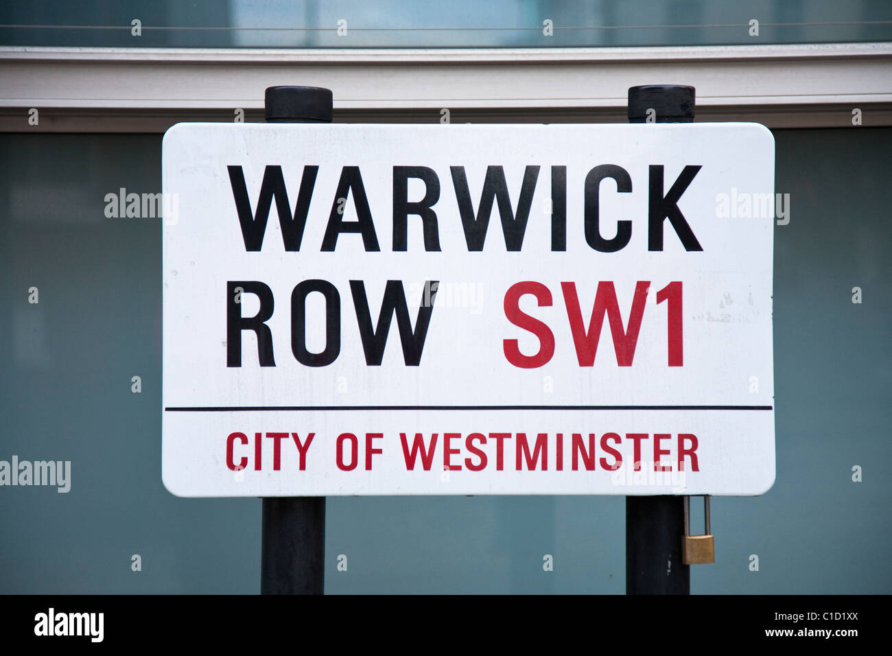 Panneau de signalisation de warwick Banque de photographies et d’images ...