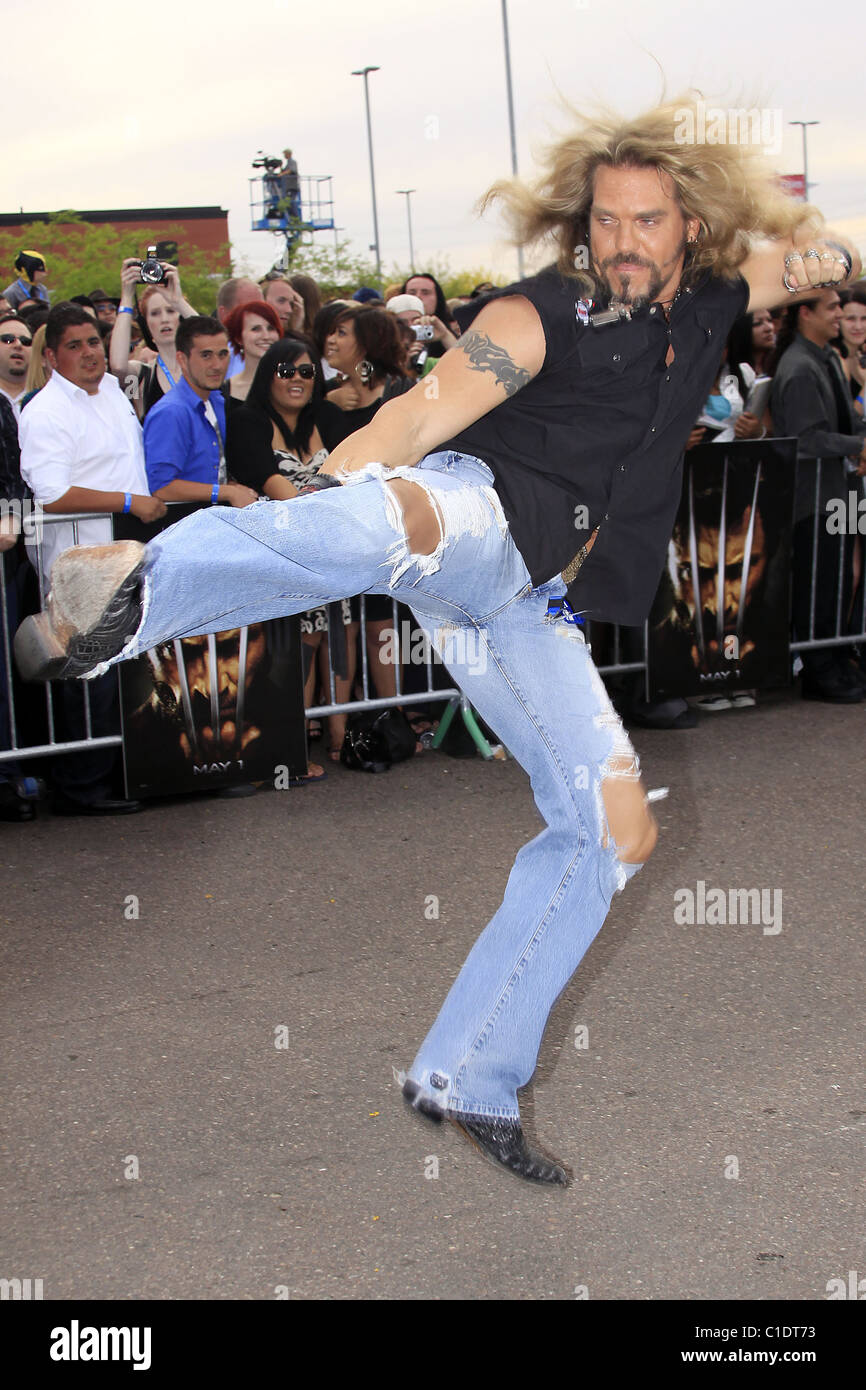 Don Yates aka aka Hollywood Wolf lors de la première mondiale de 'X-Men ...