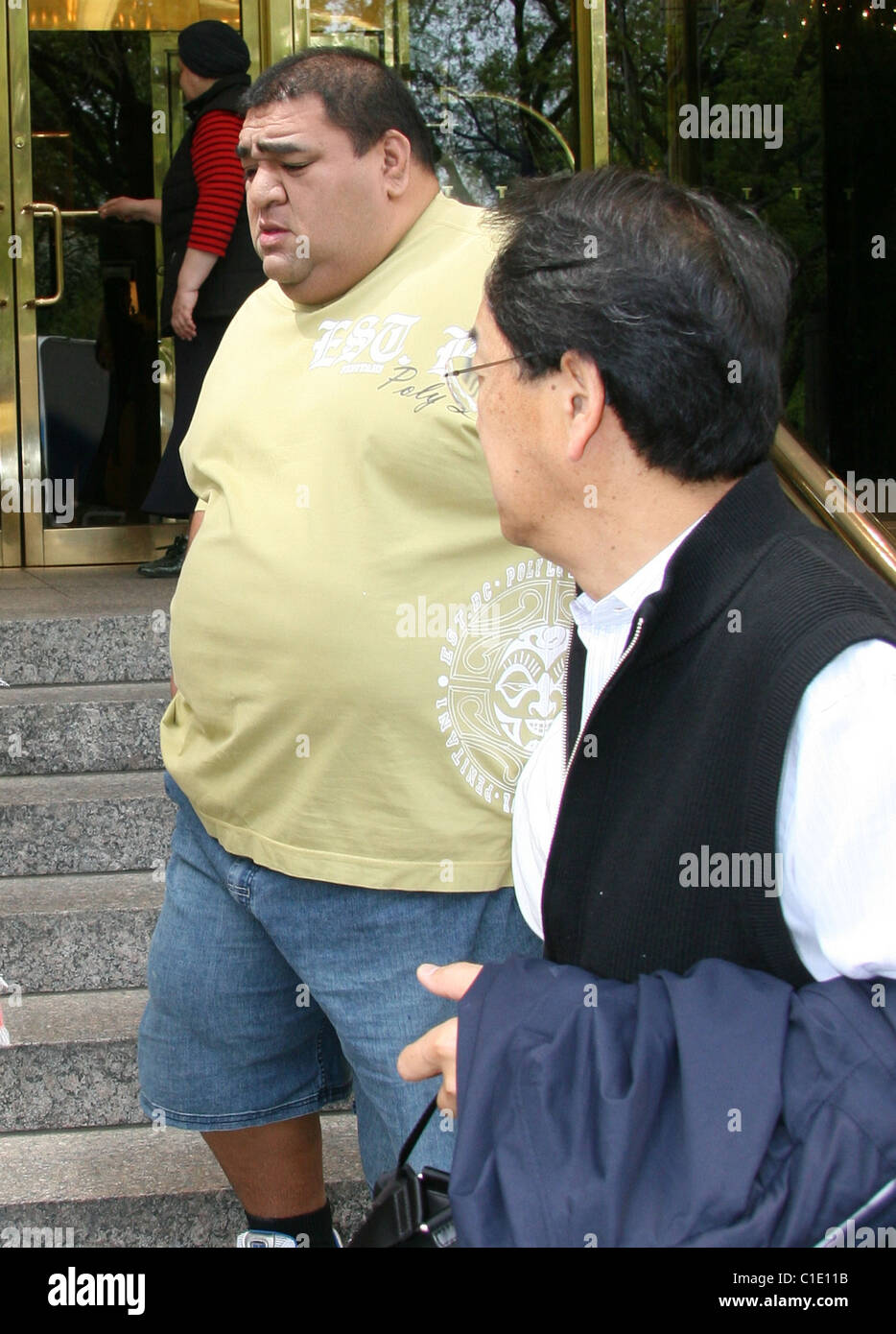 Sumo wrestler yokozuna musashimaru who Banque de photographies et d ...