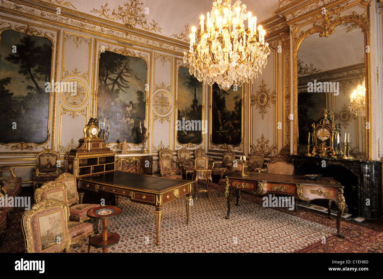 La France, l'Oise, château de Chantilly, musée Condé Photo Stock - Alamy