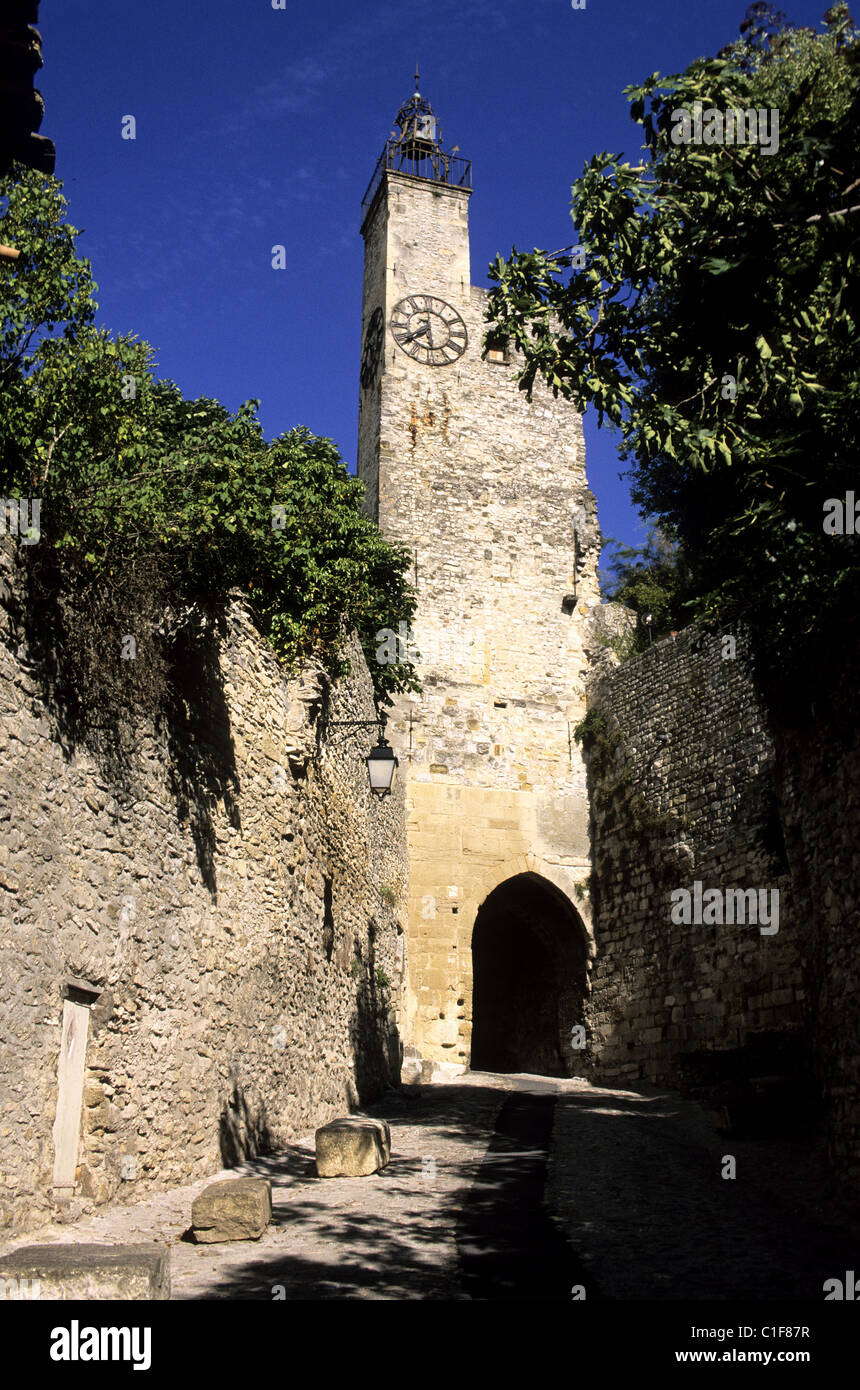 La France, Vaucluse, Vaison la Romaine, la Haute Ville médiévale, le ...