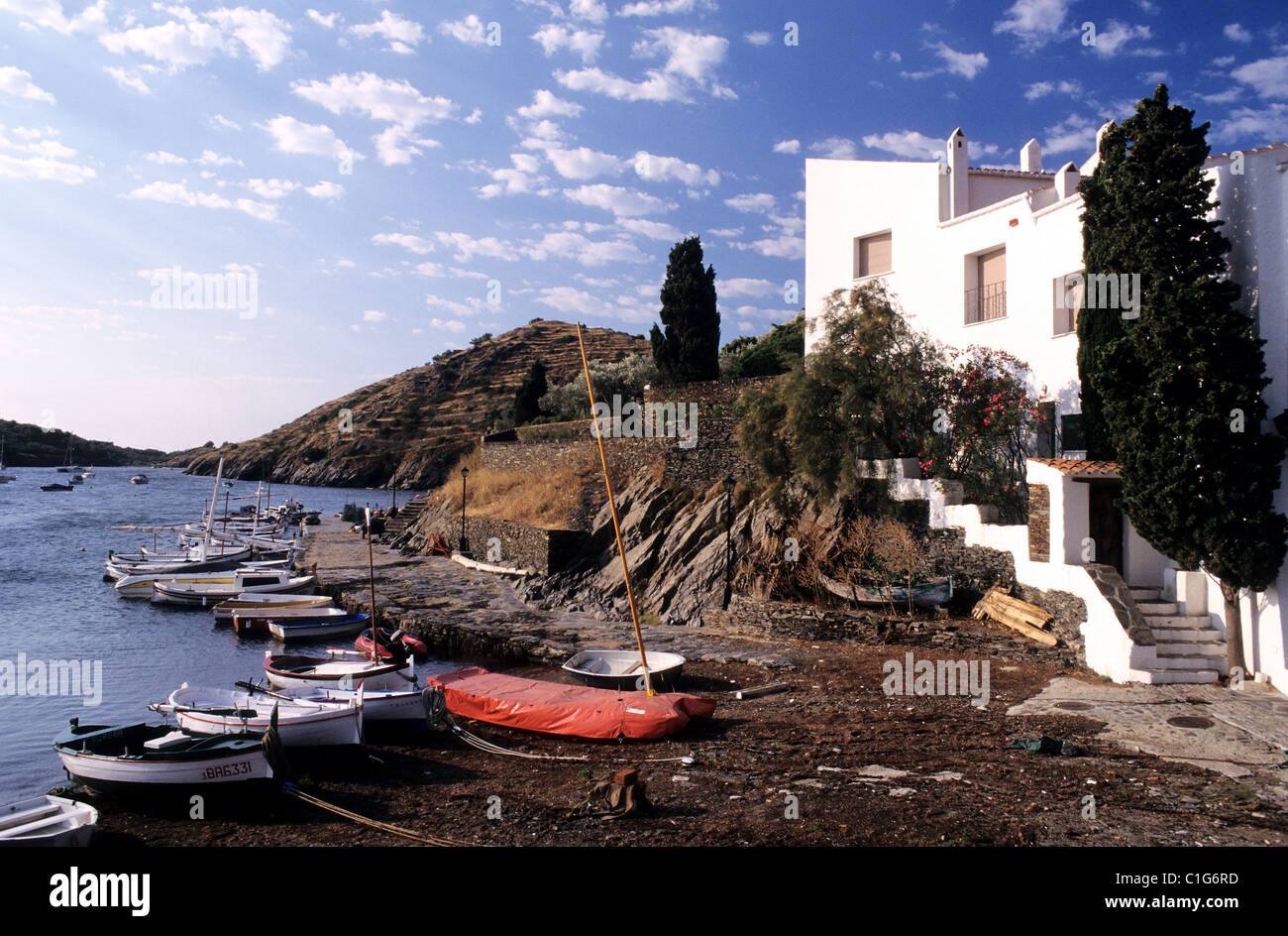 Espagne, Costa Brava,maison de Salvador Dali à Port Lligat Photo Stock ...