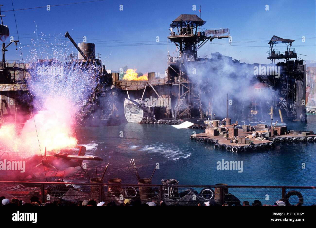 Waterworld show at universal studios Banque de photographies et d ...
