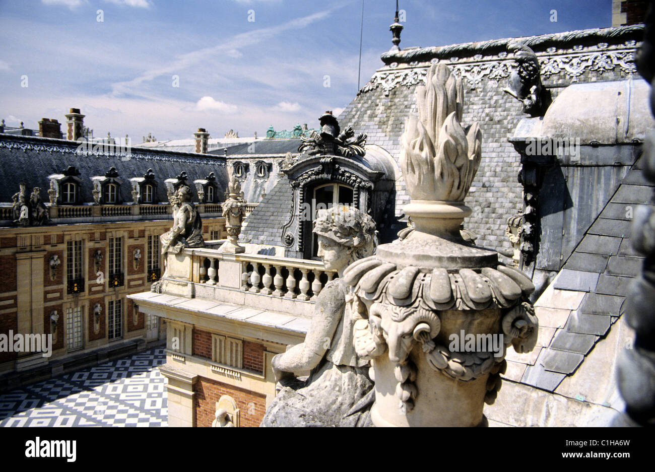 France, Yvelines, Le Château de Versailles, classé au Patrimoine ...