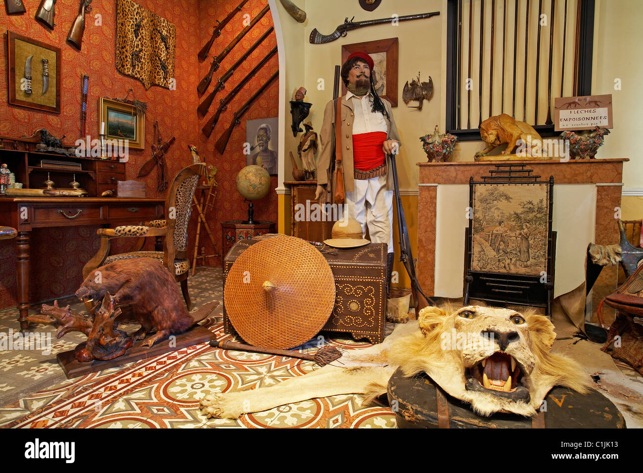 France, Bouches du Rhone, Provence, Tarascon, musée de la maison de ...