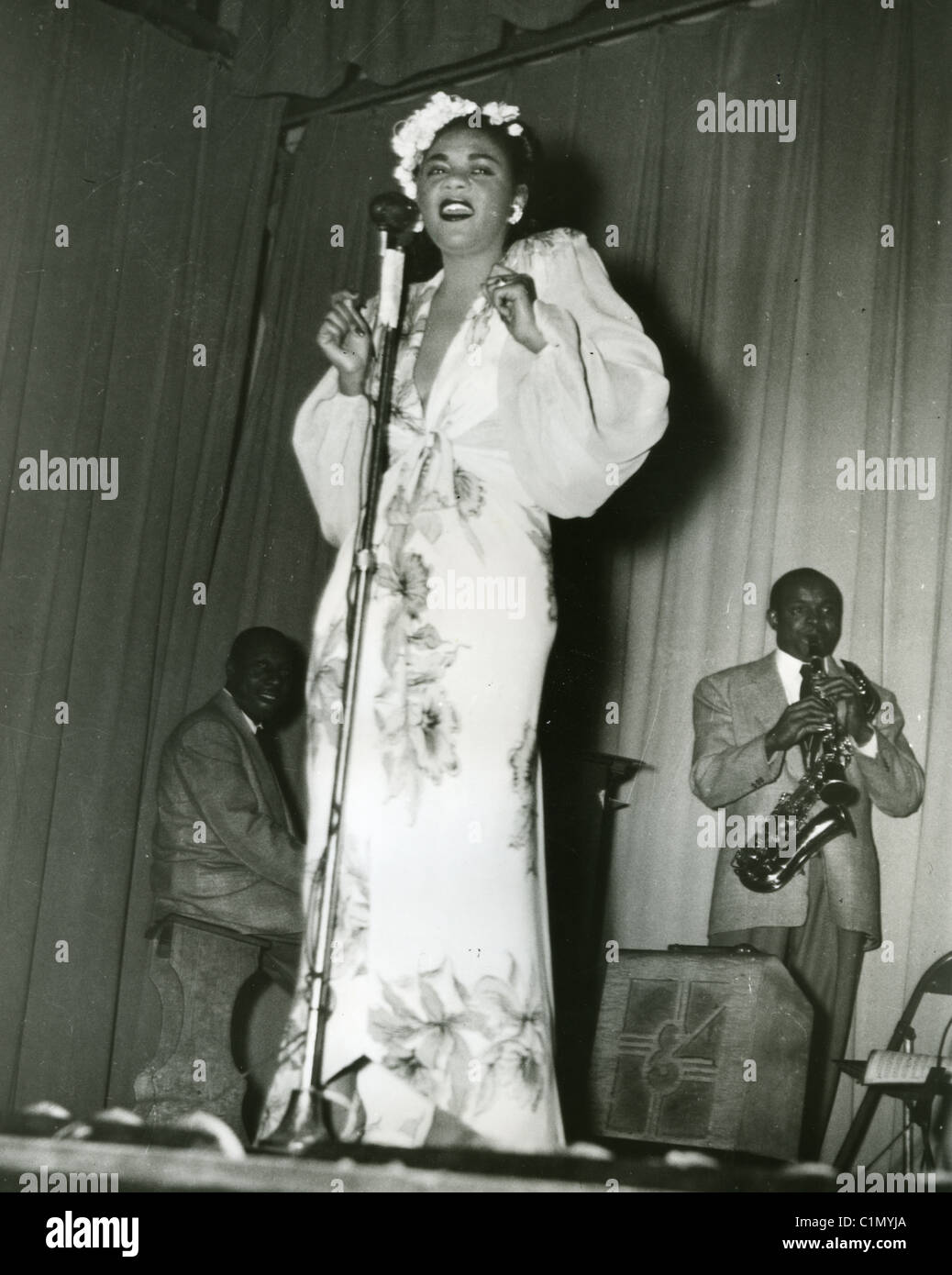 BILLIE HOLIDAY La chanteuse de jazz américain (1915-1959 Photo Stock ...