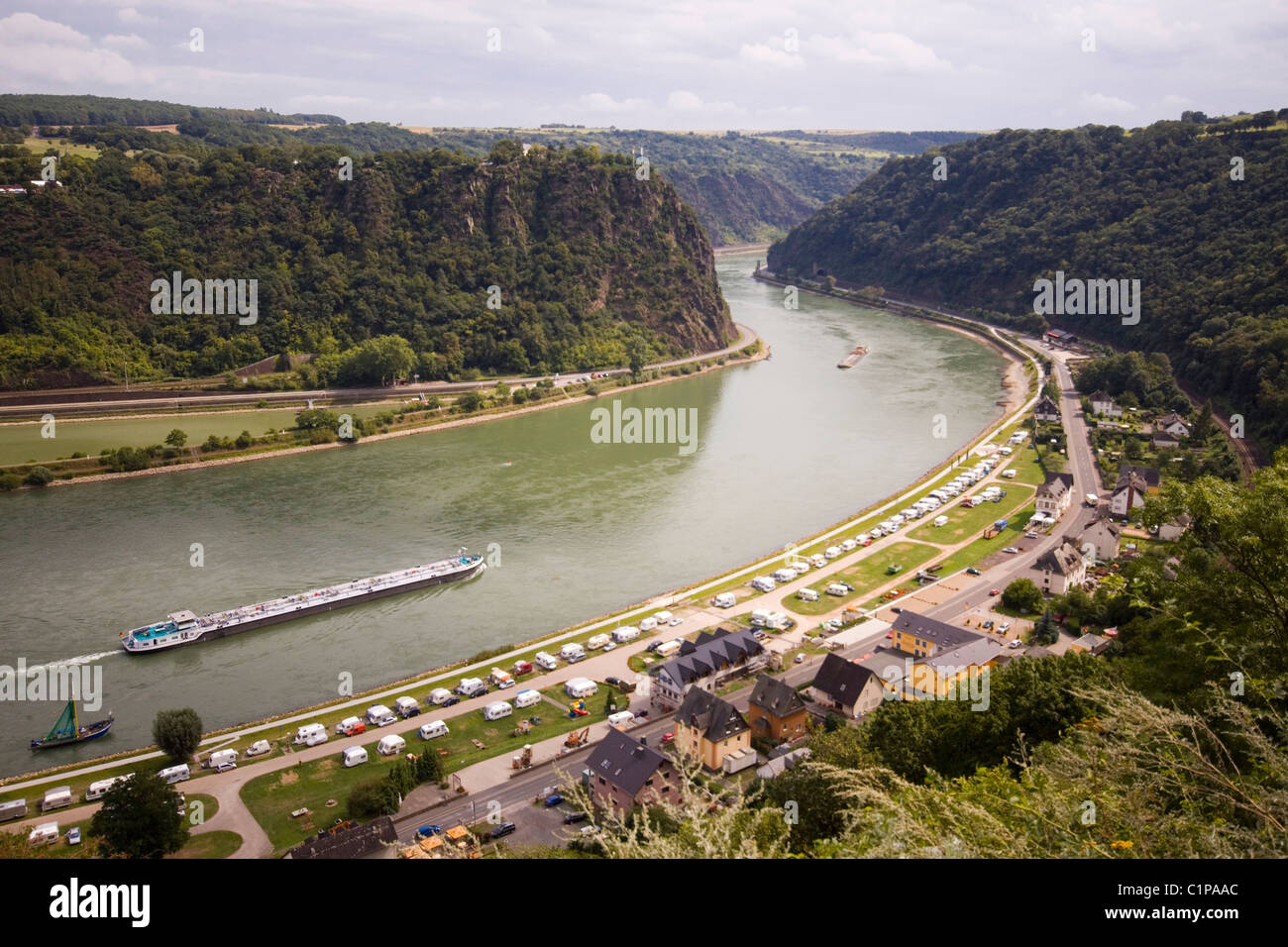 Rhine valley river Banque de photographies et d’images à haute ...