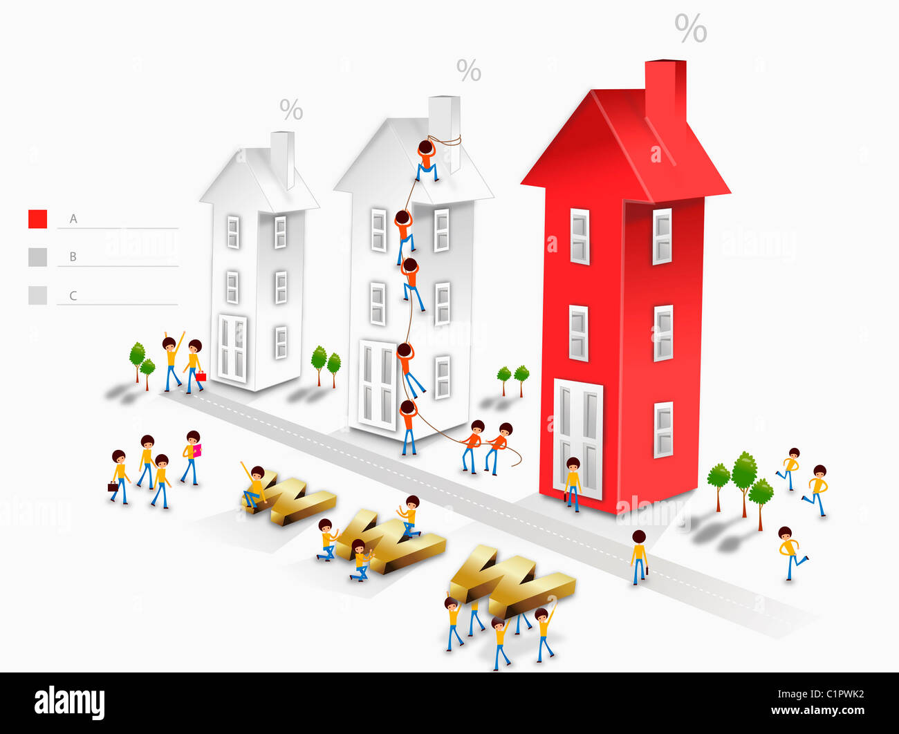 Différents types de schéma électrique Photo Stock - Alamy