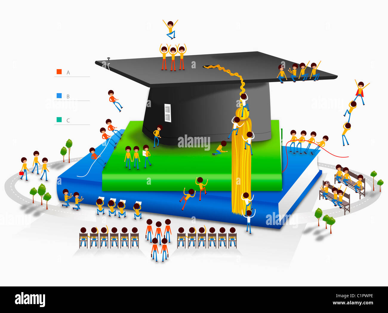 Différents types de schéma électrique Photo Stock - Alamy