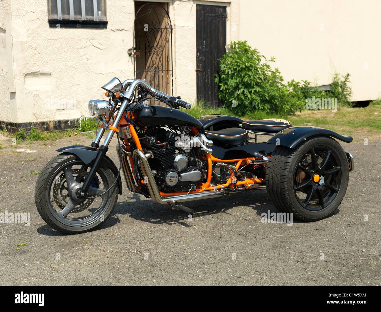 Side view of motorcycle trike Banque de photographies et d’images à ...