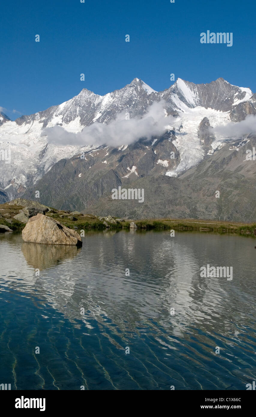 Lenzspitze and nadelhorn Banque de photographies et d’images à haute ...