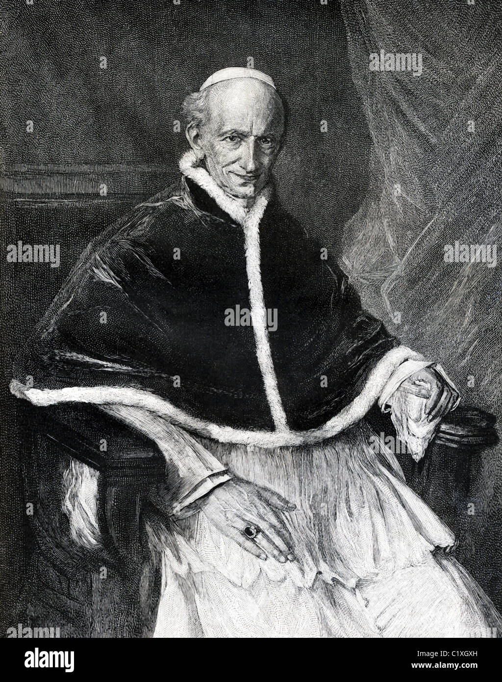 Le pape Léon XIII (né Vincenzo Gioacchino Raffaele Luigi Pecci) a été ...