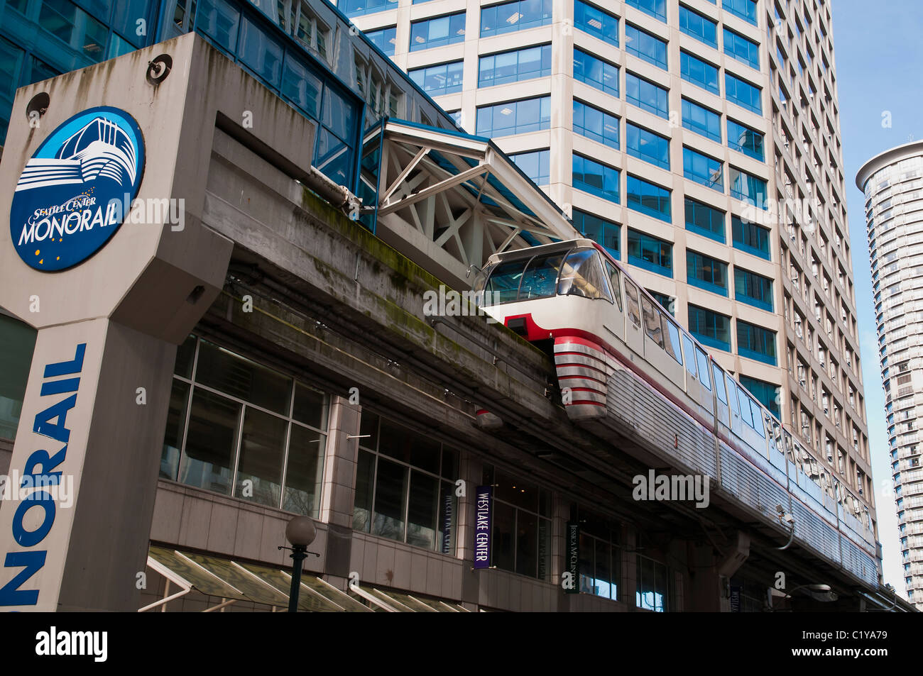 Seattle monorail Banque de photographies et d’images à haute résolution ...