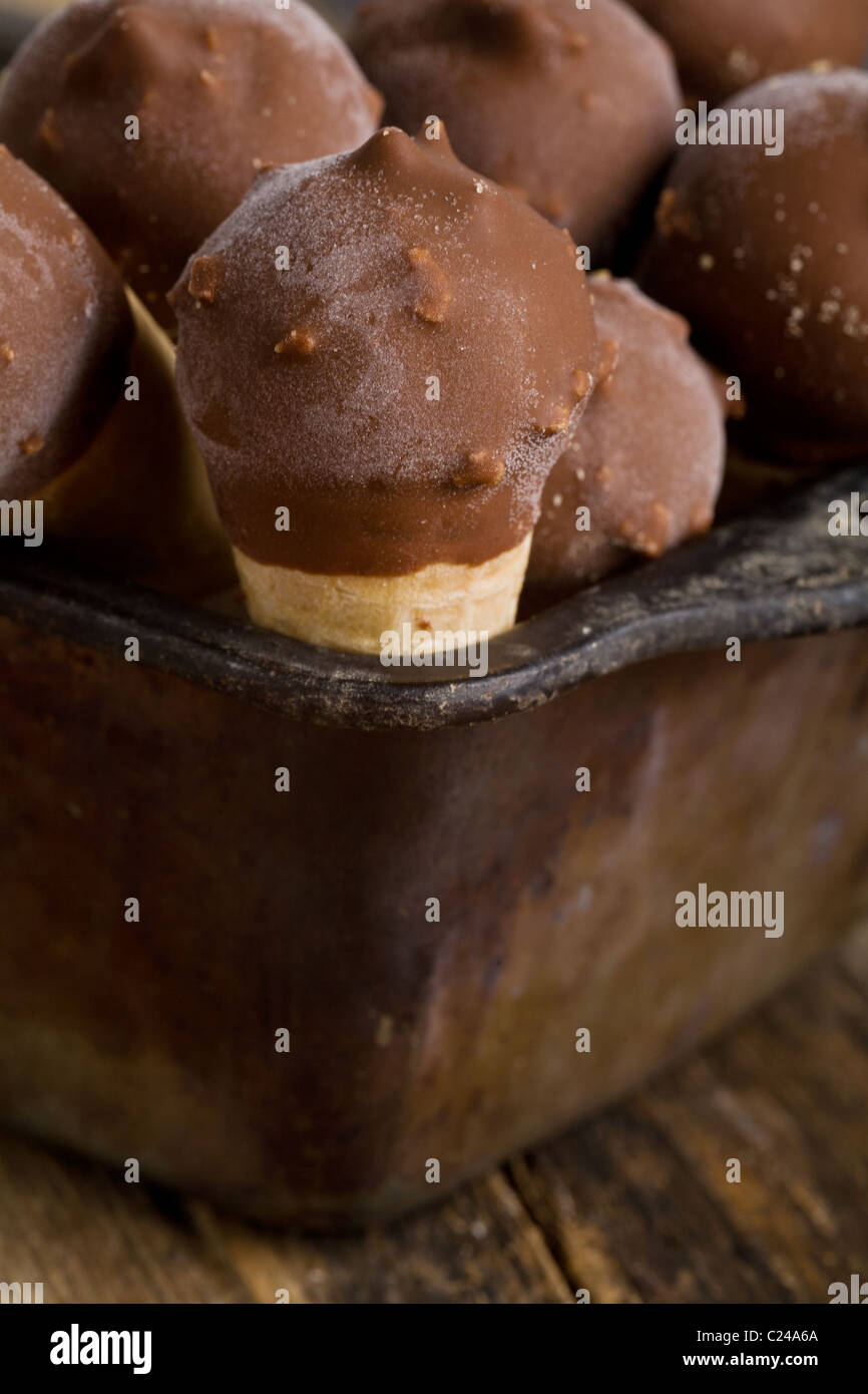 Ice cream cornets Banque de photographies et d’images à haute ...