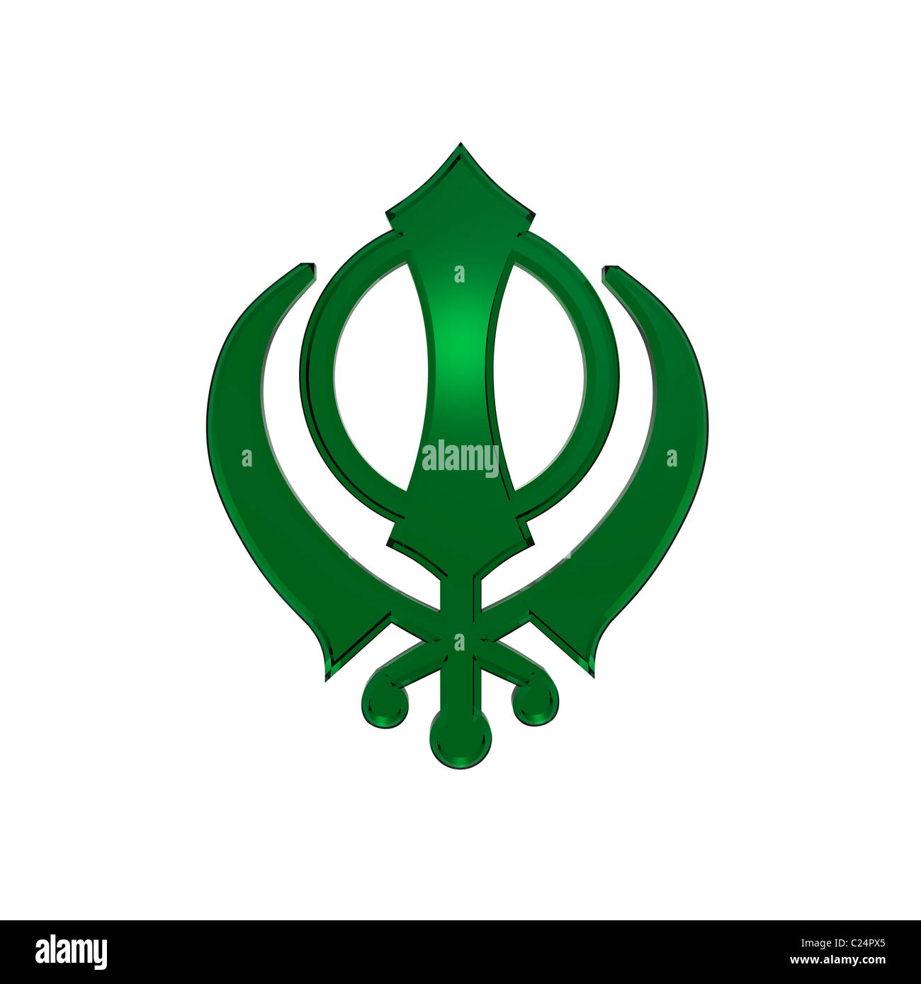 Symbole du sikhisme Photo Stock - Alamy