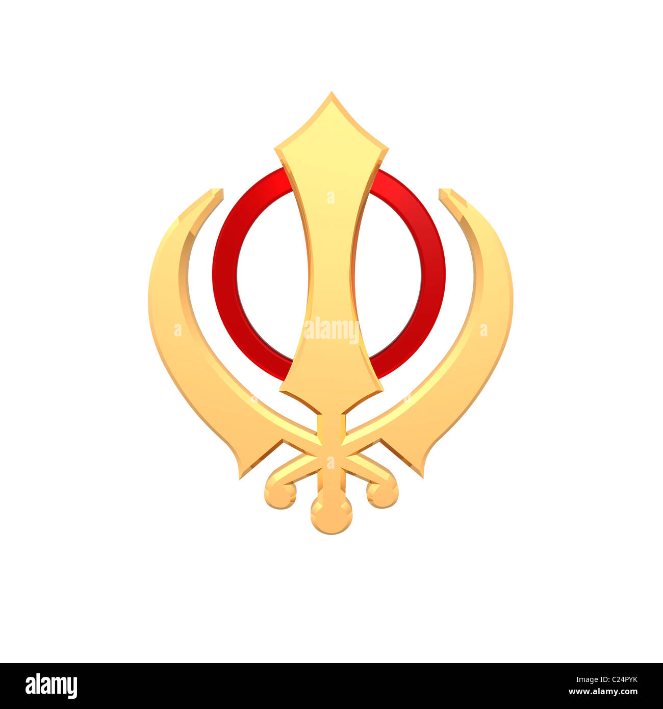 Symbole du sikhisme Photo Stock - Alamy