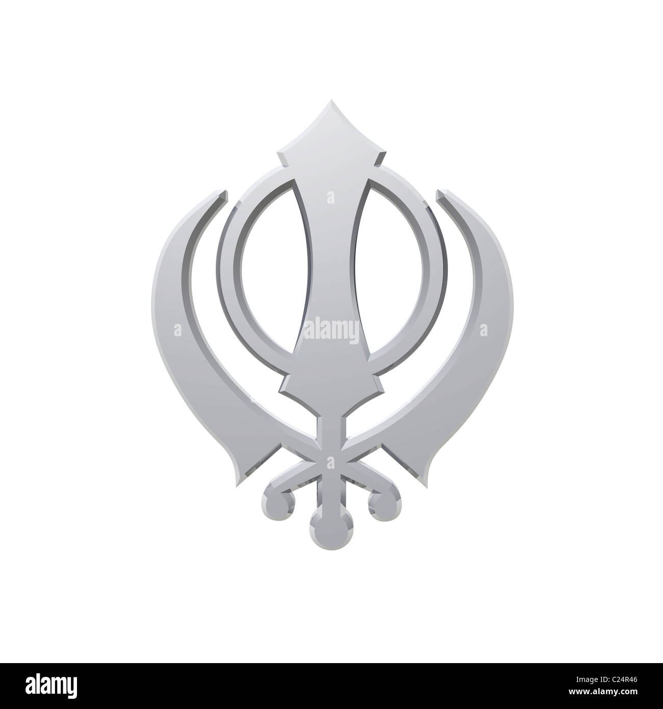 Symbole du sikhisme Photo Stock - Alamy