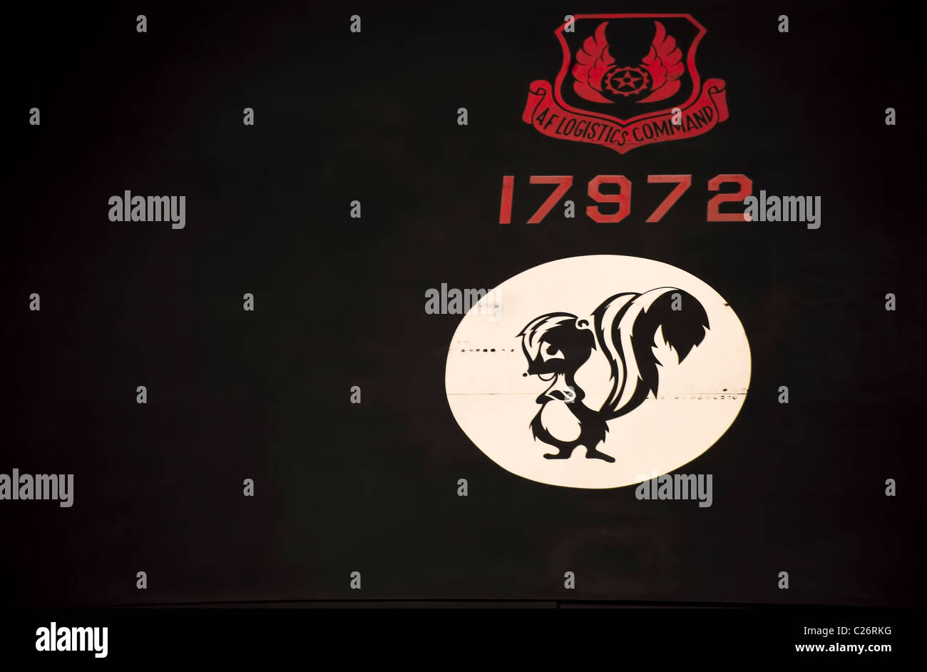 Lockheed SR-71A Blackbird insignia pour SN 61-7972 avec le Lockheed ...