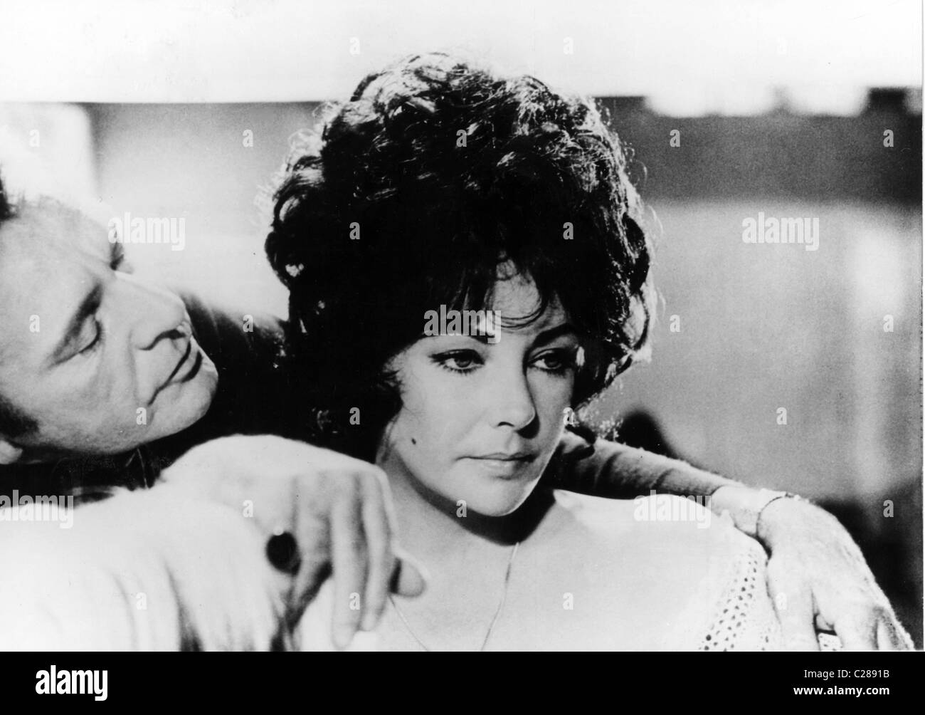 Co star richard burton Banque d'images noir et blanc - Alamy