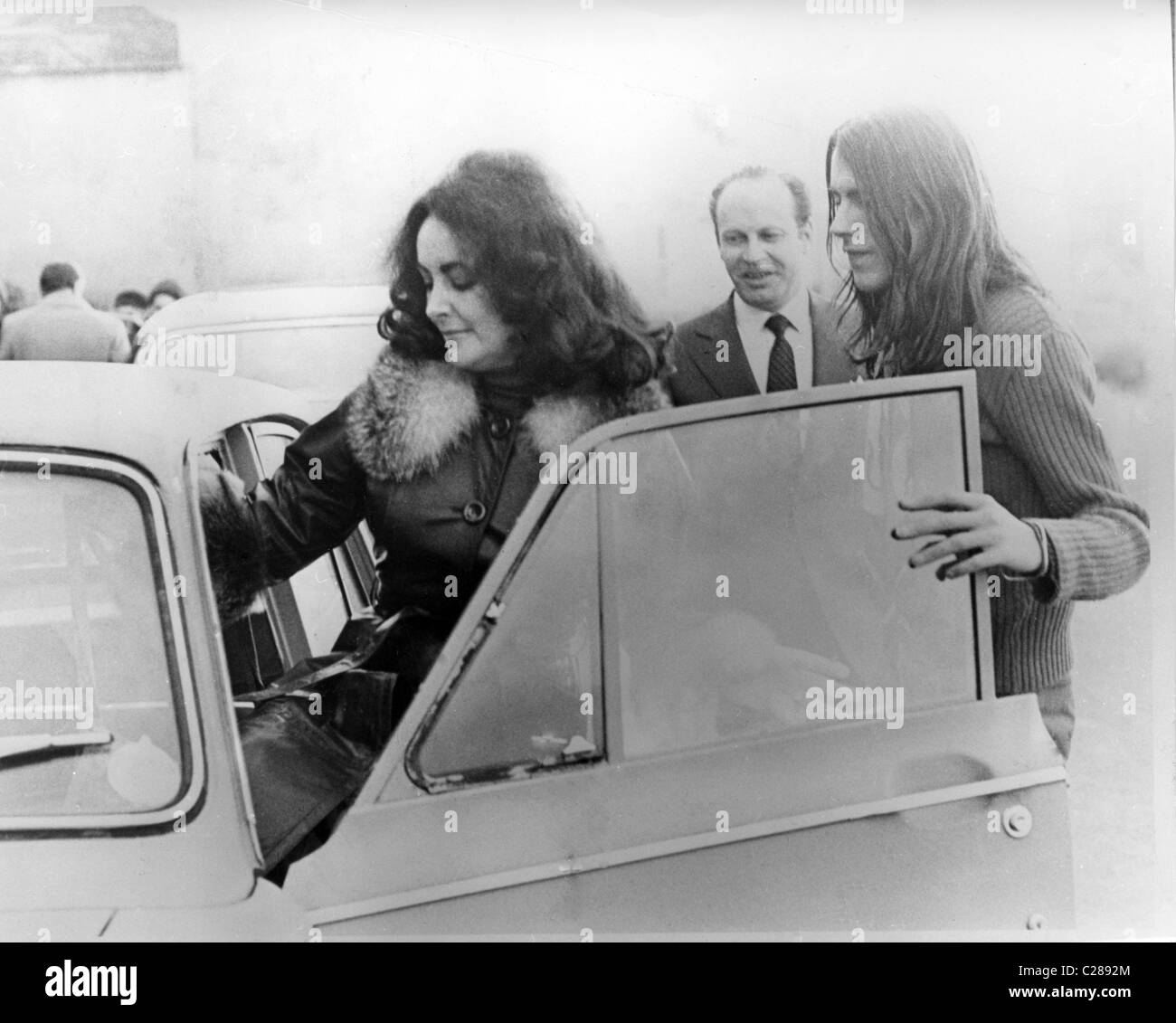 Elizabeth taylor et son fils michael Banque de photographies et d ...