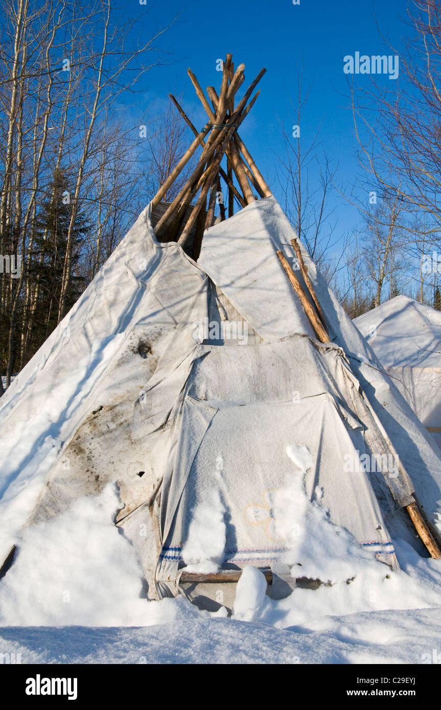 Indigenous tipi Banque de photographies et d’images à haute résolution ...