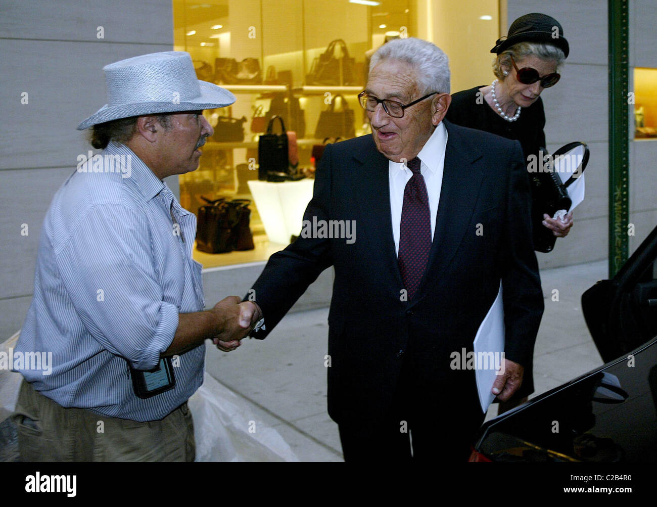 Henry Kissinger, Nancy Kissinger Les funérailles de Brooke Astor au St ...