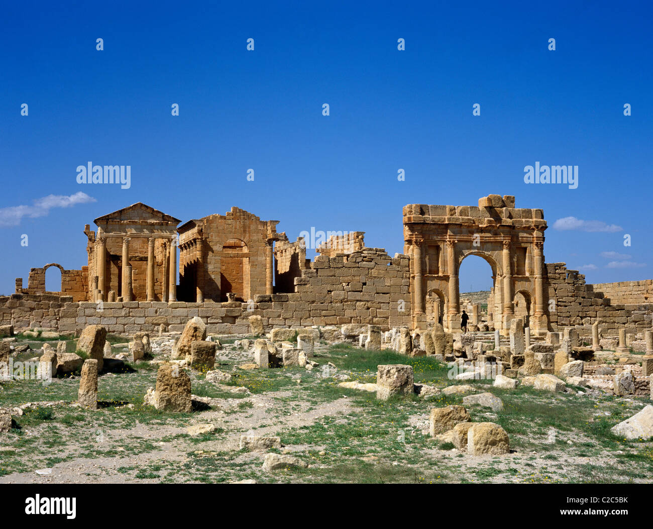 Jupiter temple sbeitla tunisia Banque de photographies et d’images à ...