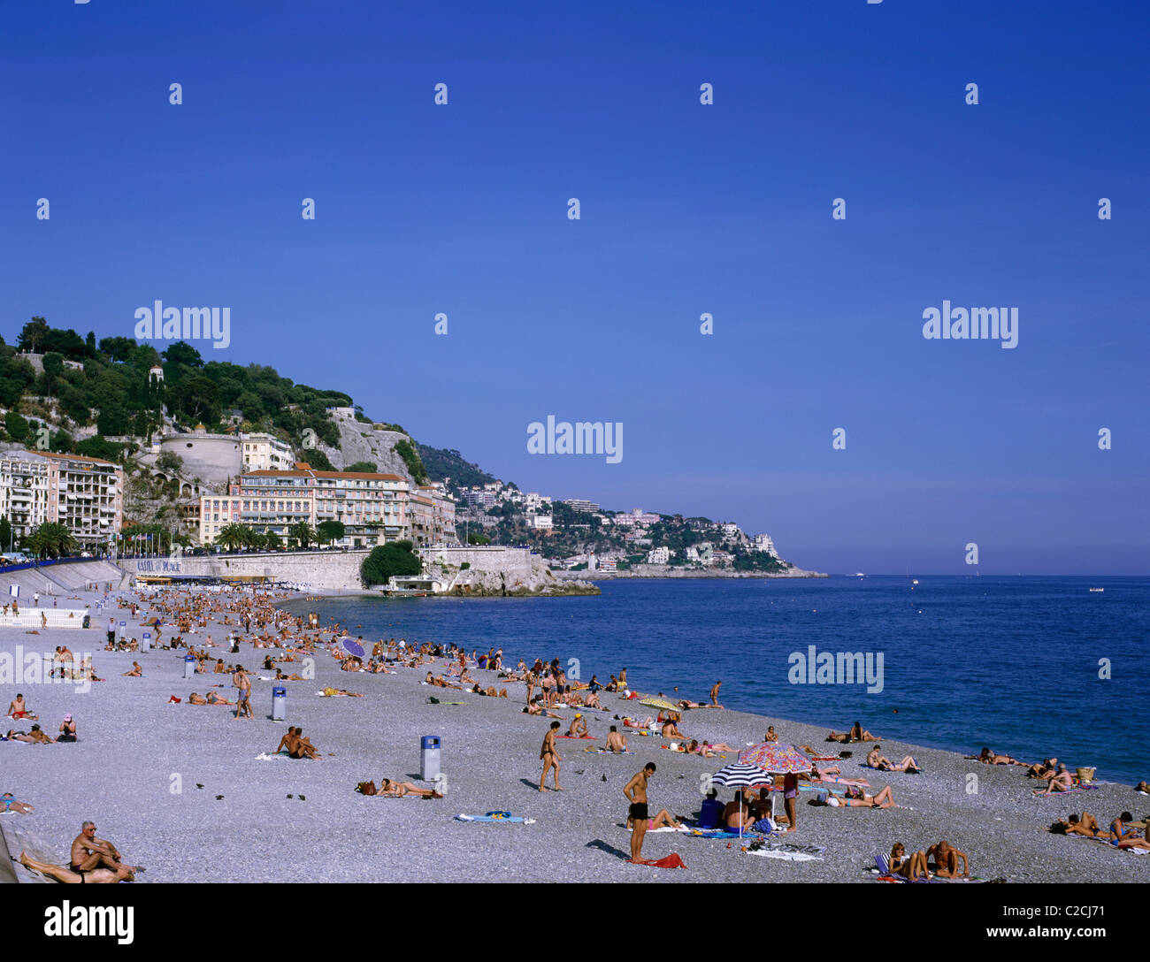 Castel nice beach Banque de photographies et d’images à haute ...