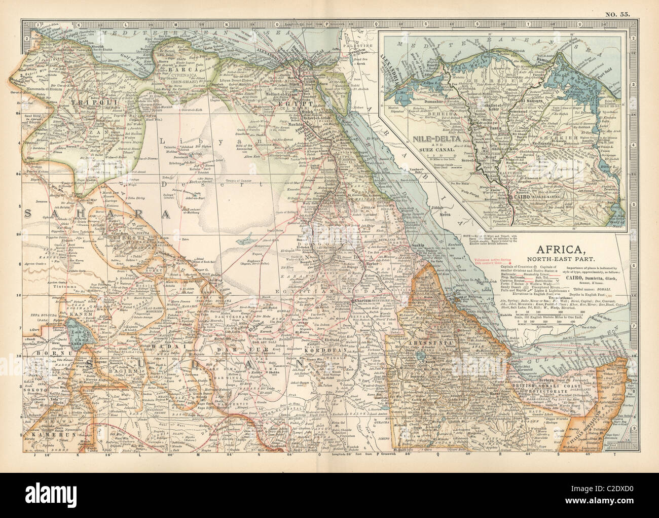 Carte afrique coloniale Banque de photographies et d’images à haute ...