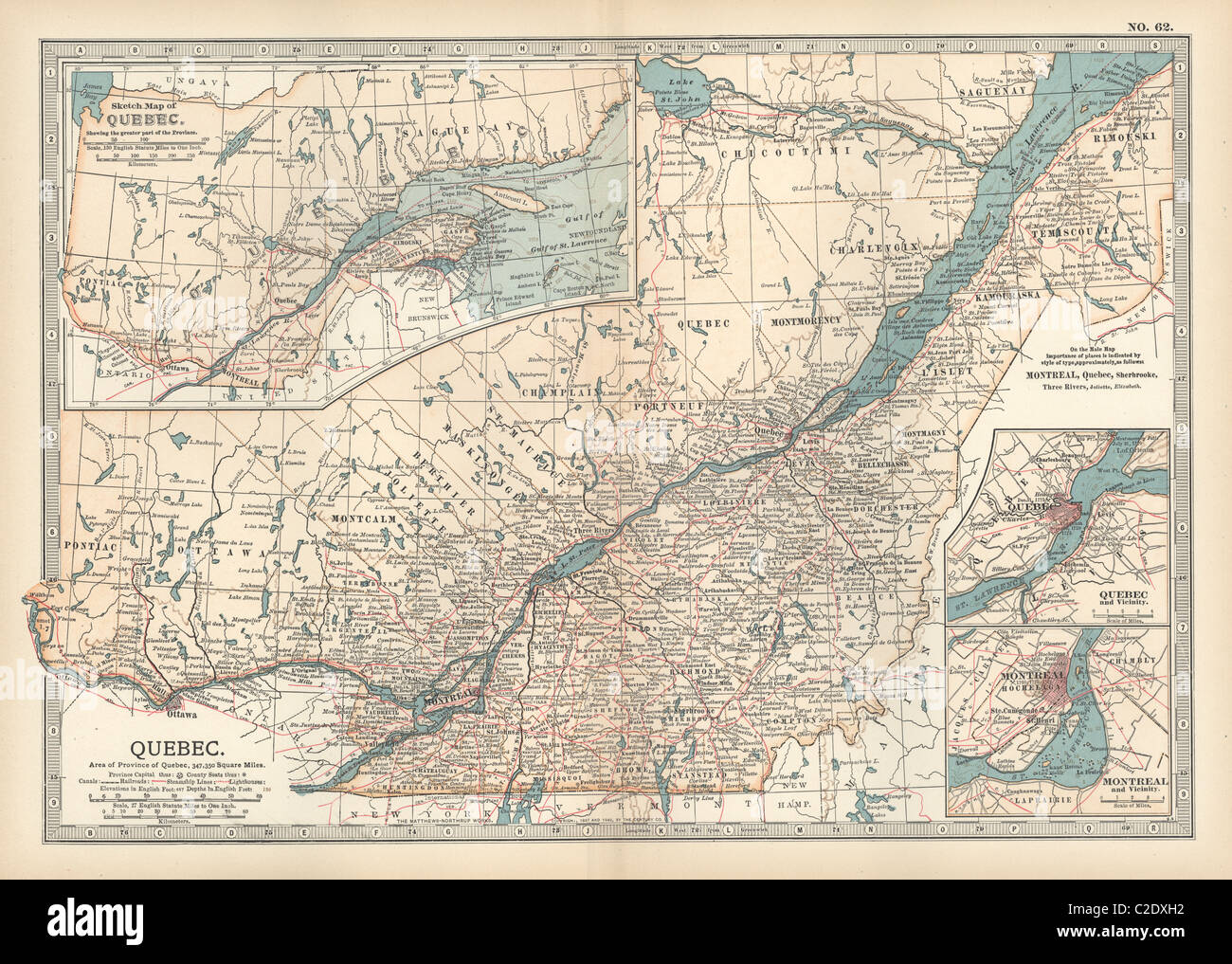 Carte du quebec Banque de photographies et d’images à haute résolution ...