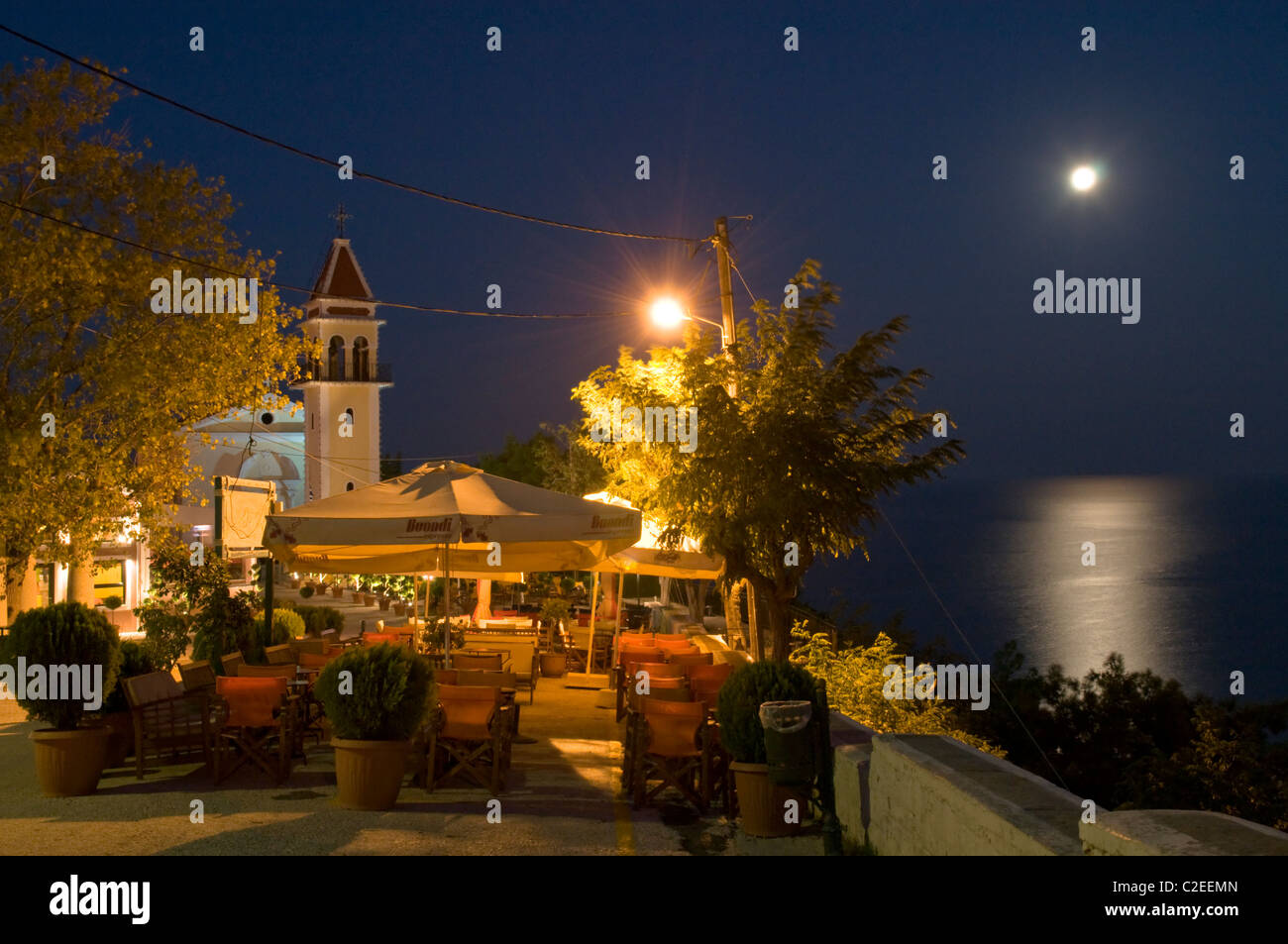 Zante greece zakynthos town street Banque de photographies et d’images ...