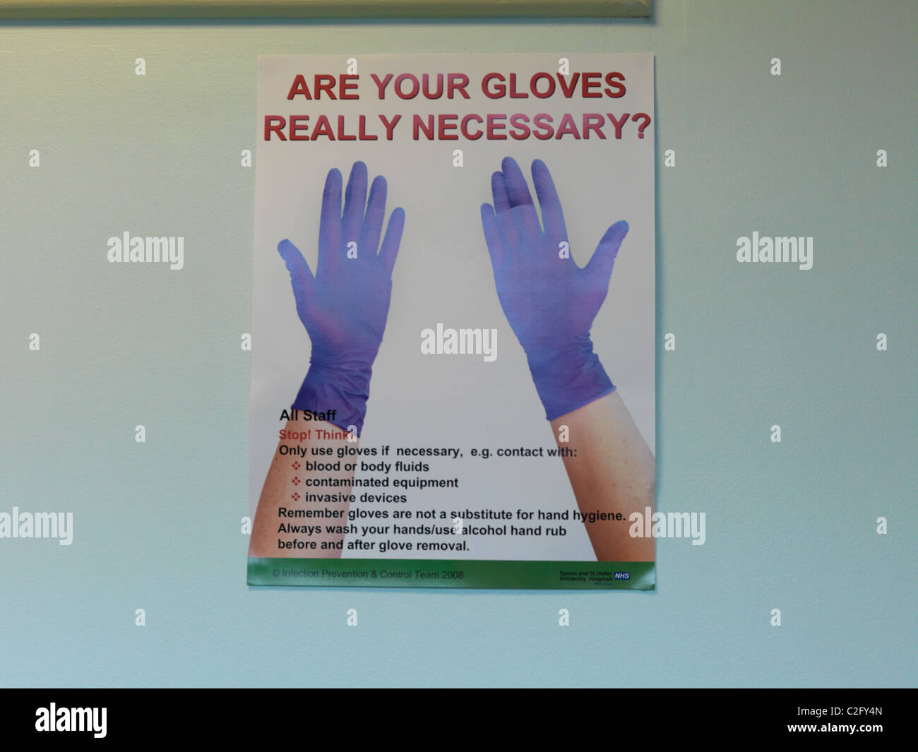Infection prevention poster Banque de photographies et d’images à haute ...