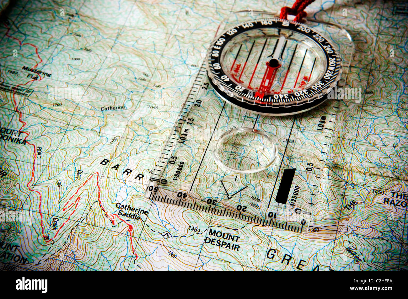 Carte topographique Banque de photographies et d’images à haute ...
