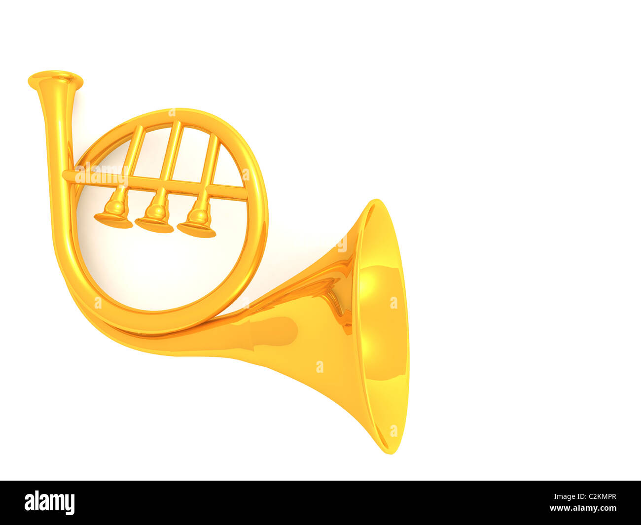 Musical bugle instrument Banque de photographies et d’images à haute ...