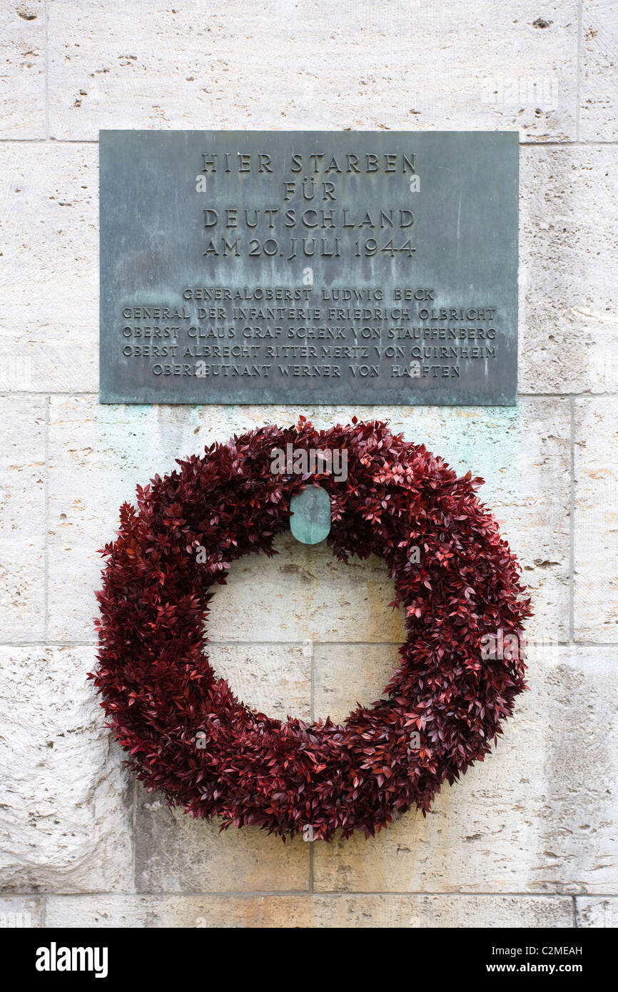 Stauffenberg memorial Banque de photographies et d’images à haute ...