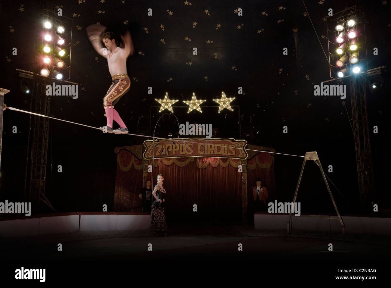 Funambule cirque Banque de photographies et d’images à haute résolution ...