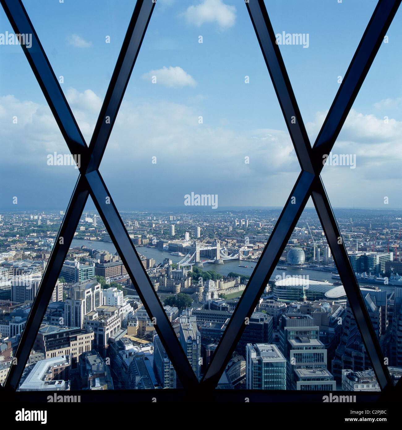 The gherkin building interior office Banque de photographies et d ...
