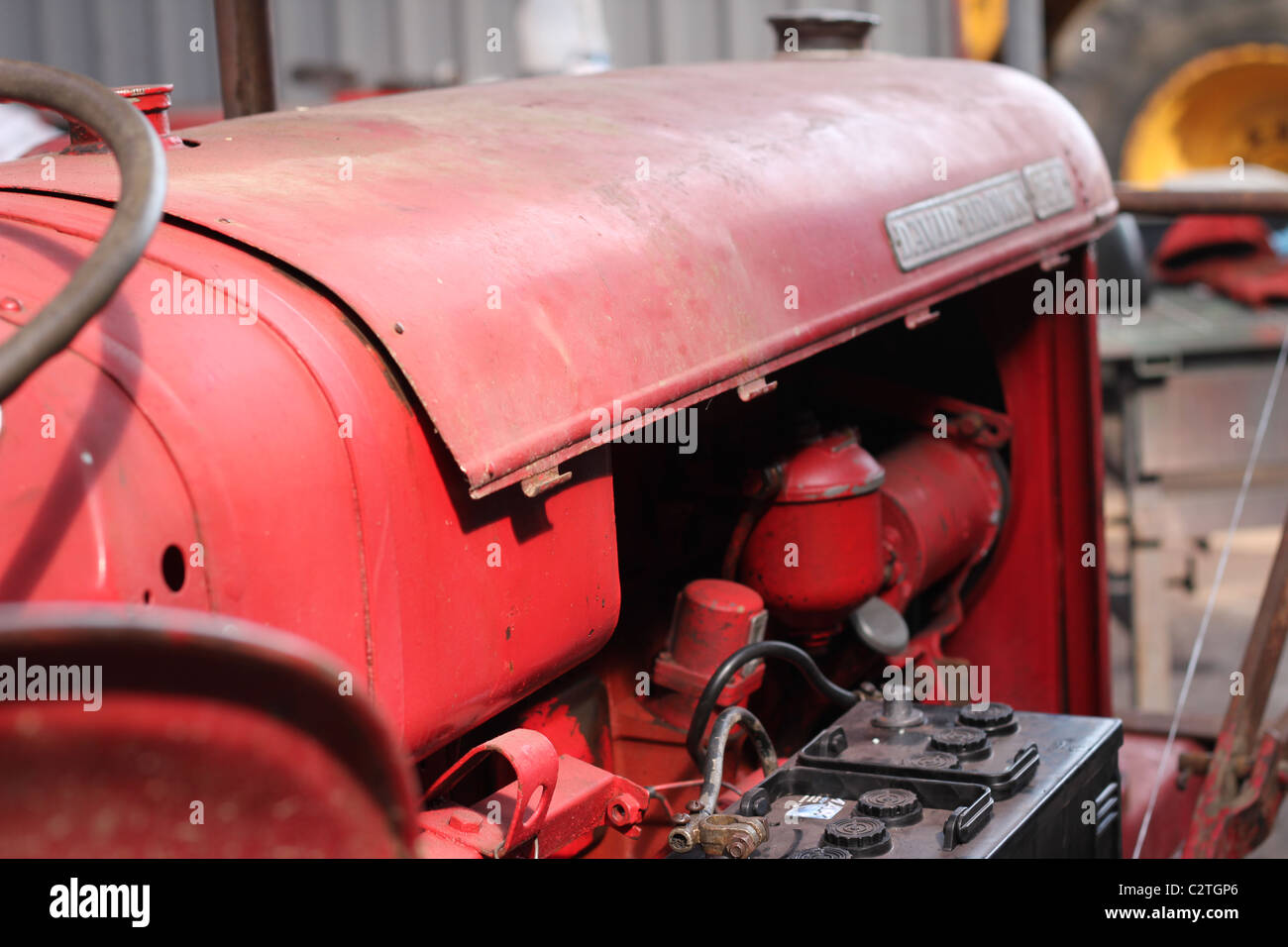 Old vintage david brown tractor Banque de photographies et d’images à ...