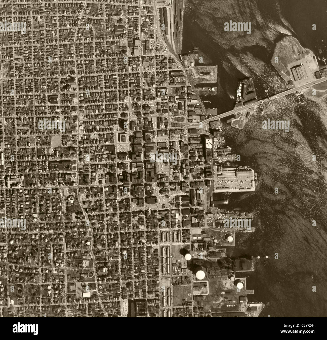 Carte historique de chicago Banque de photographies et d’images à haute ...