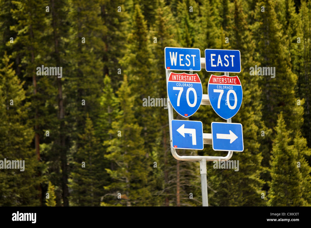 Highway signage Banque de photographies et d’images à haute résolution ...