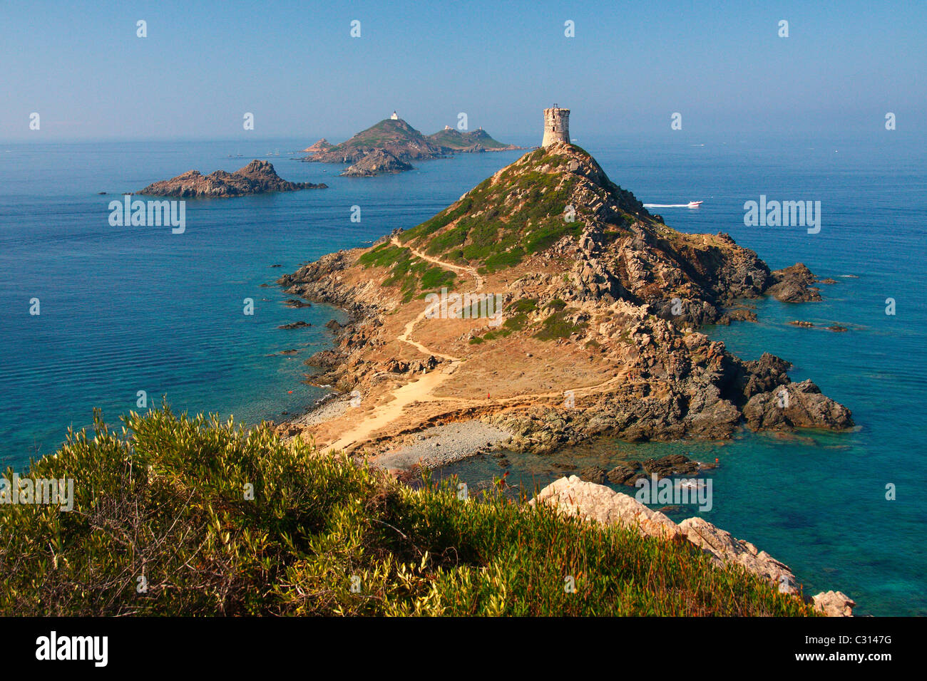 Îles Sanguinaires à Ajaccio, Corse Photo Stock - Alamy
