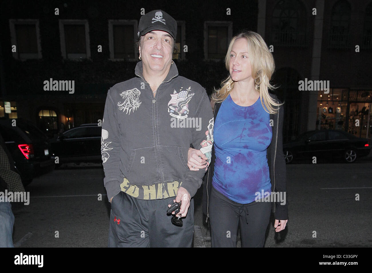 Paul stanley with wife Banque de photographies et d’images à haute ...