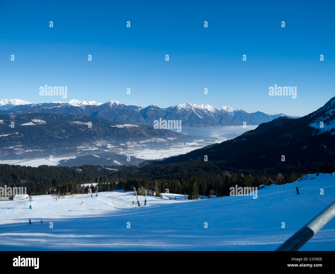 Piste de ski piste piste Banque de photographies et d’images à haute ...