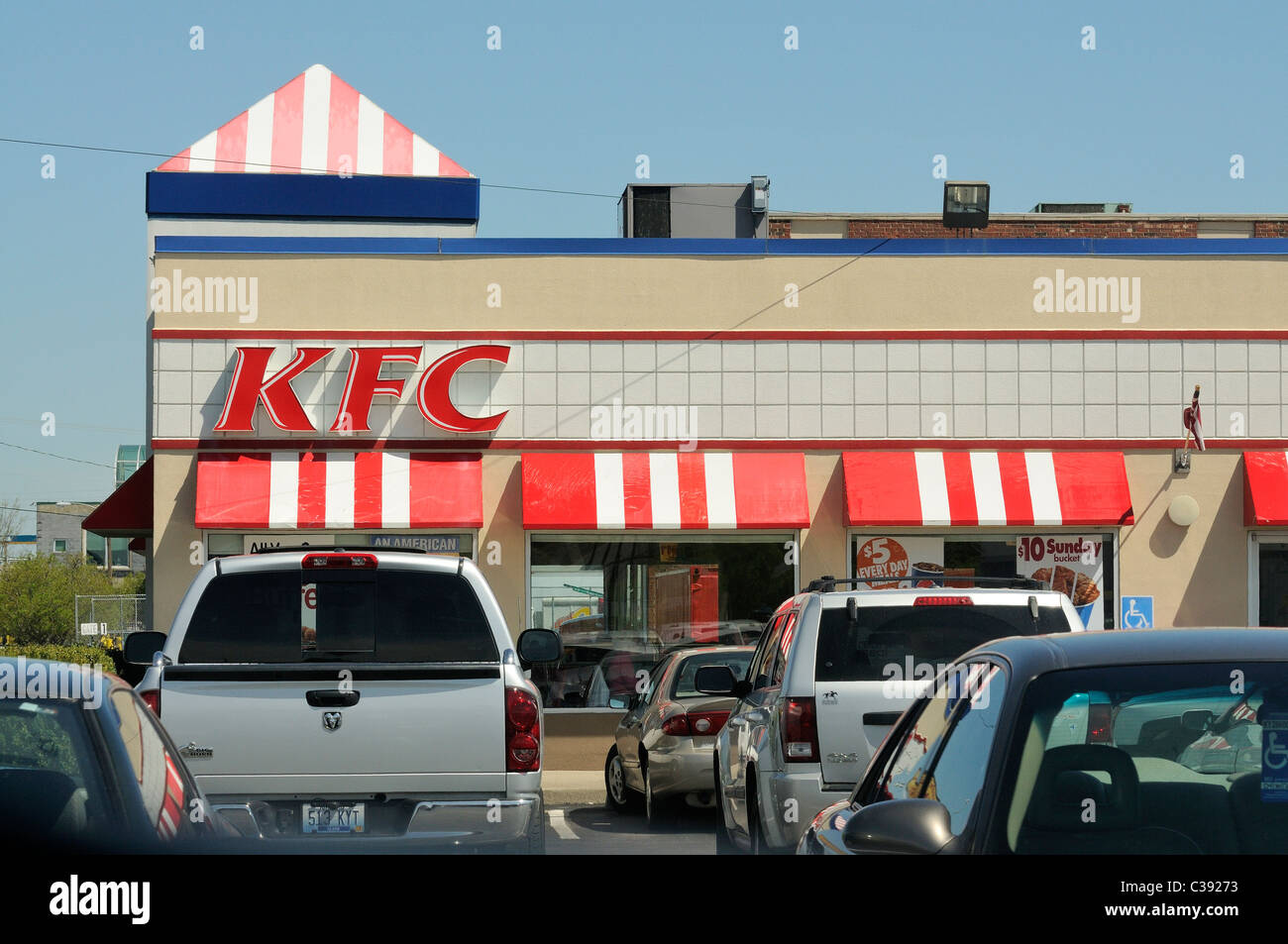 Kentucky fried chicken restaurant in Banque de photographies et d ...