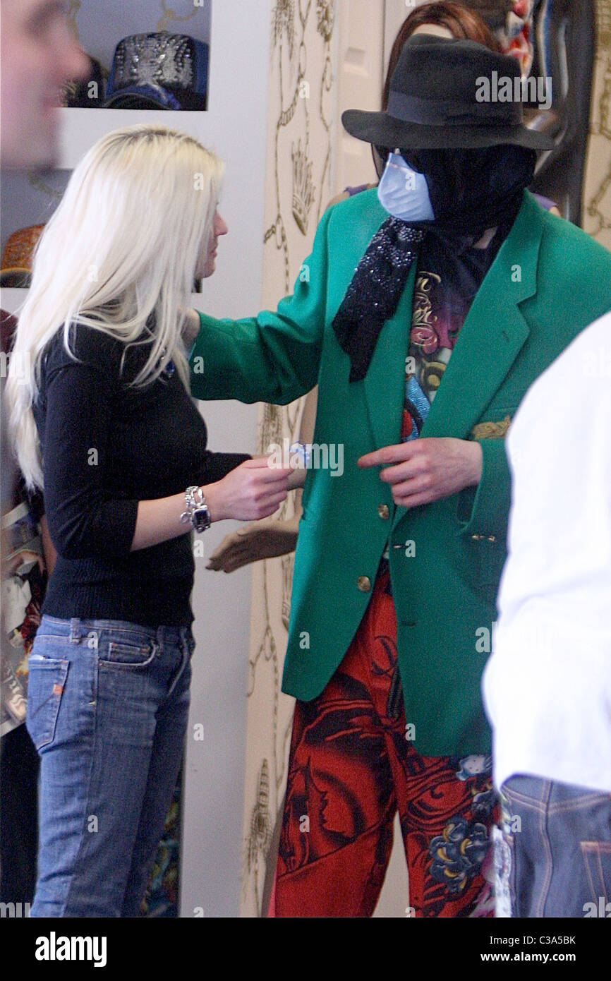 Michael Jackson va faire les courses à Ed Hardy avec ses enfants tout ...