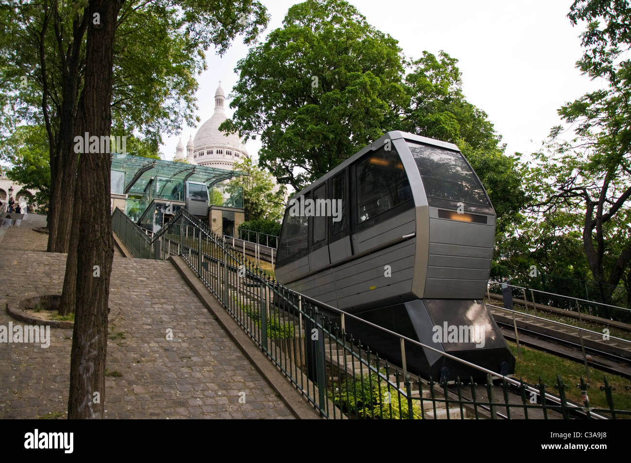 Funiculaire de montmartre Banque de photographies et d’images à haute ...