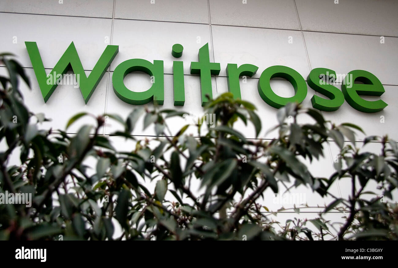 Waitrose shop front Banque de photographies et d’images à haute ...