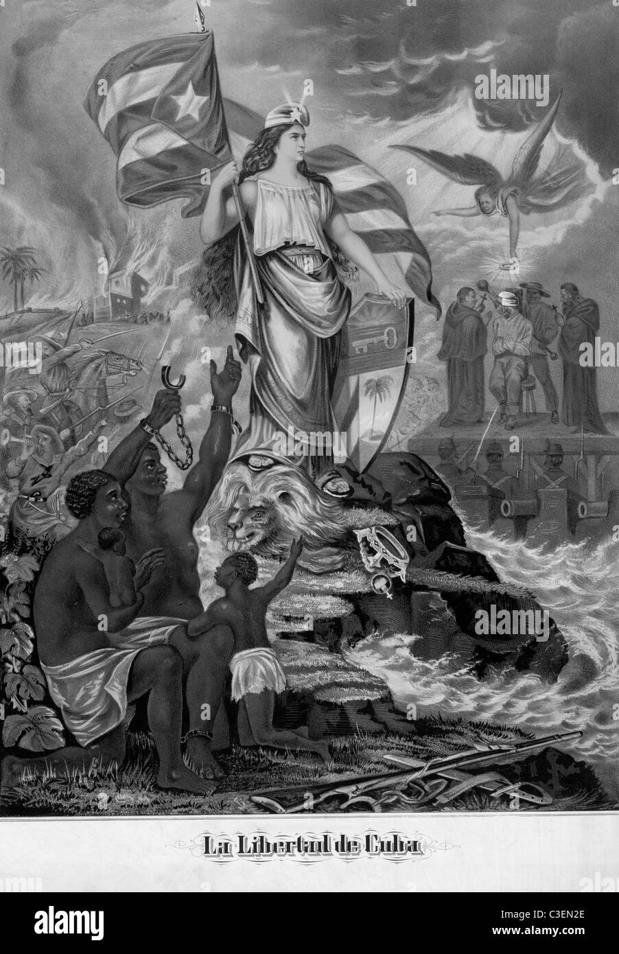 Esclave esclaves esclavage gratuit liberté Banque d'images noir et ...