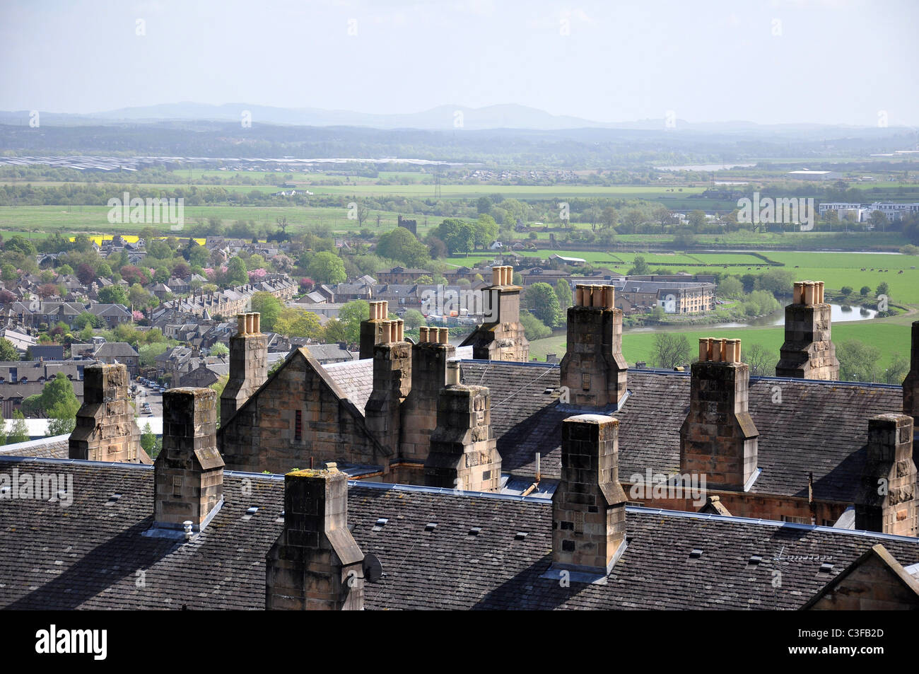 Paysage du château de stirling Banque de photographies et d’images à ...