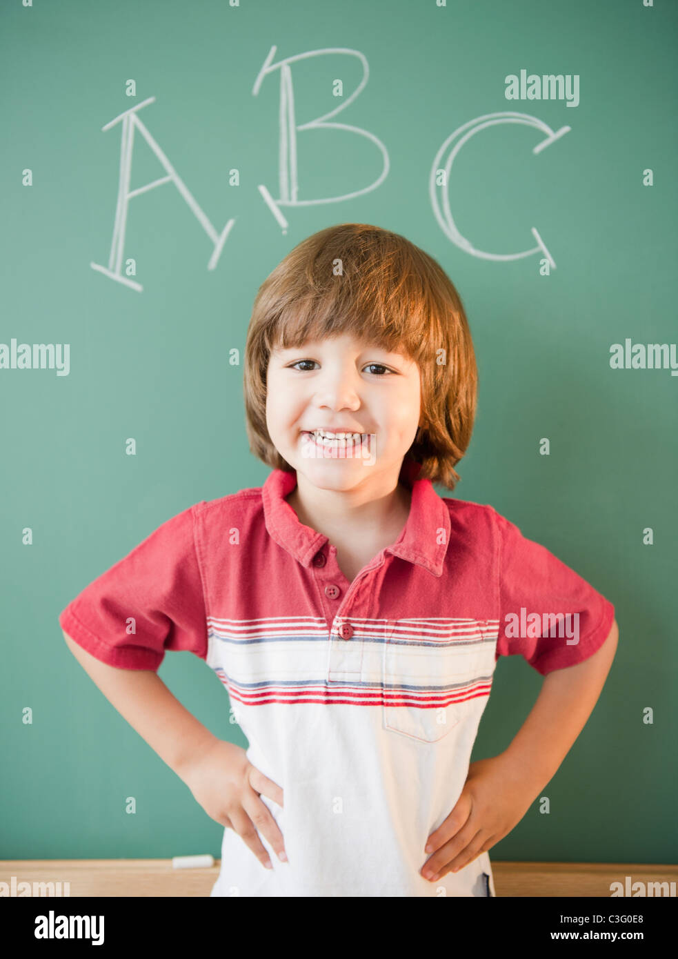 Tableau Noir Alphabet Banque d'image et photos - Alamy